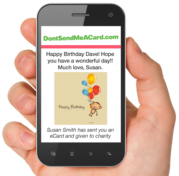 Send Birthday ECards Cost Goes To Charity DontSendMeACard